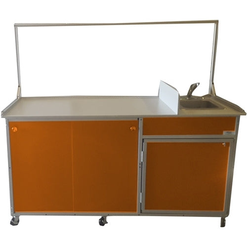 Monsam Food Service Cart with Portable Self Contained Sink FSC-001 ...