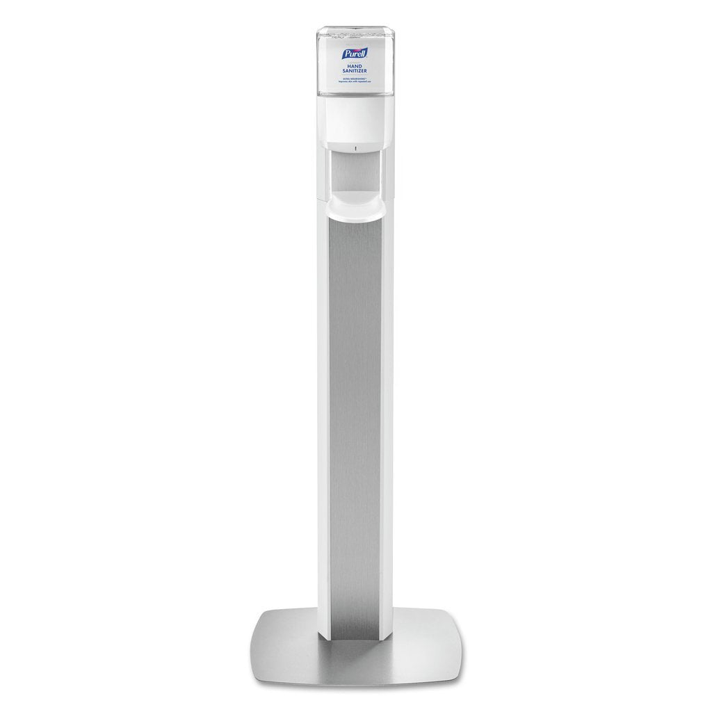 Purell Messenger ES6 Floor Stand With Gel Hand Sanitizer Dispenser, 12