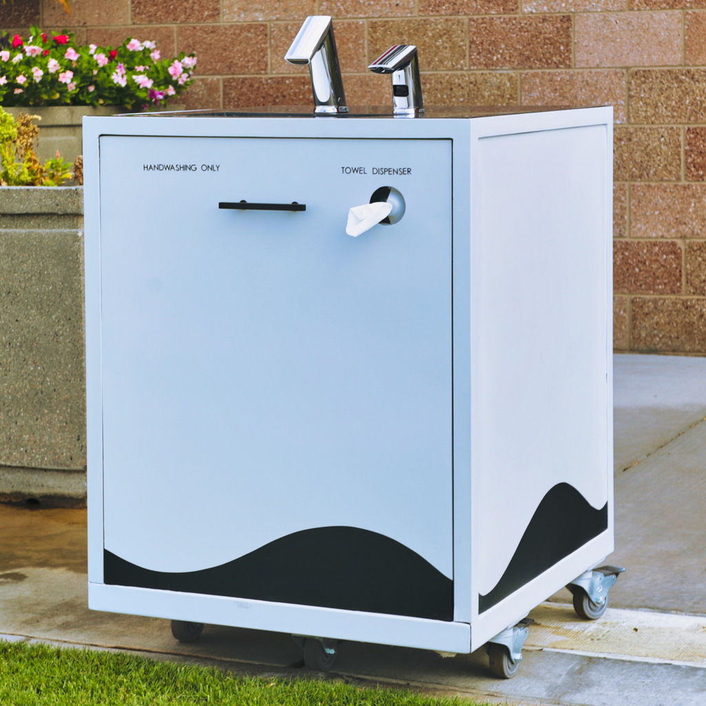 S2 Design Wash Cube Portable Sink, Non-Heated, Touch-Free Sensor Fauce